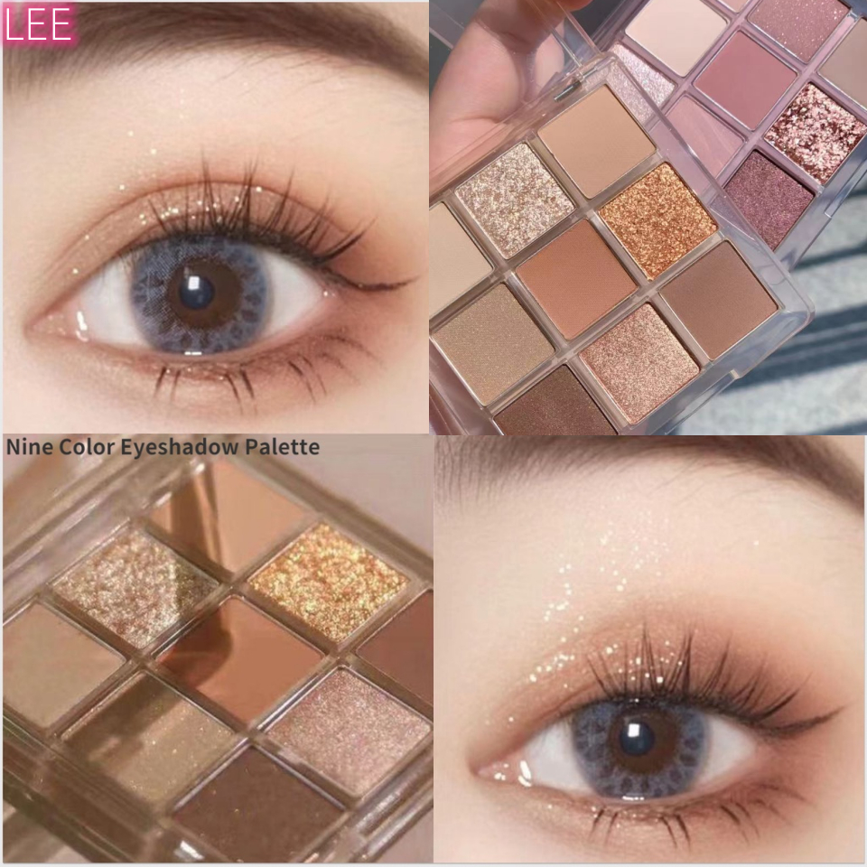 JADED Matt Eye Shadow Palette 9 Color Milk Tea Butter Taro Earth ...