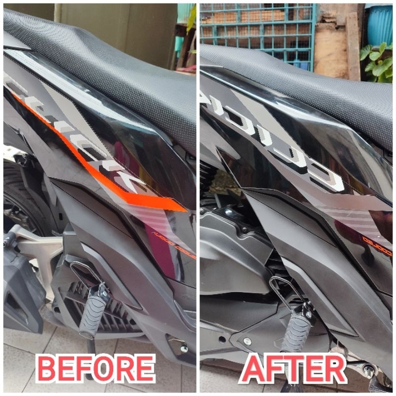 Honda Click V3 Cover up Sticker Lining Decals | Shopee Philippines