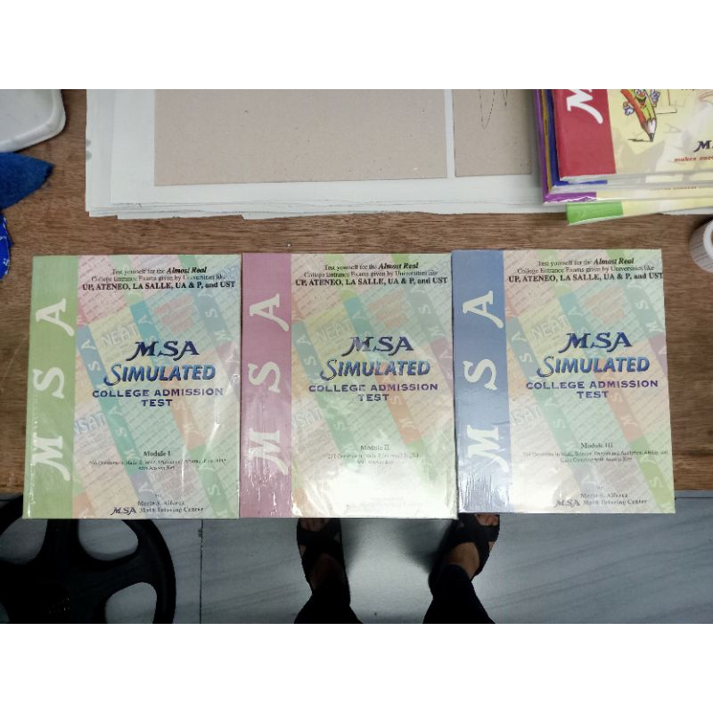 MSA College Admission Test (Set) | Shopee Philippines