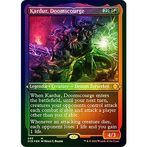 Magic the Gathering | Kardur, Doomscourge | Shopee Philippines