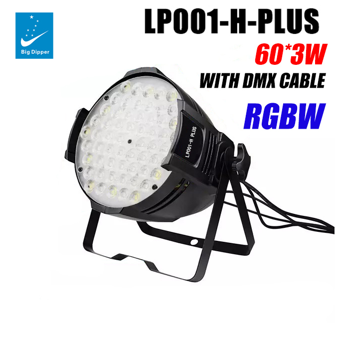 Big Dipper LP001-PLUS & LP001-H-PLUS Stage Lights 60 LED 3W RGBW Par ...