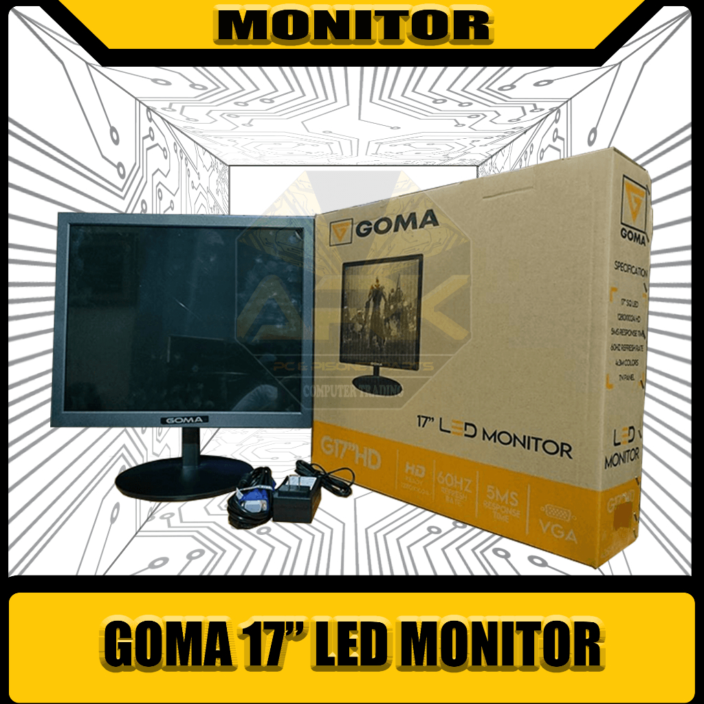 GOMA 17" Square Led Monitor | Shopee Philippines