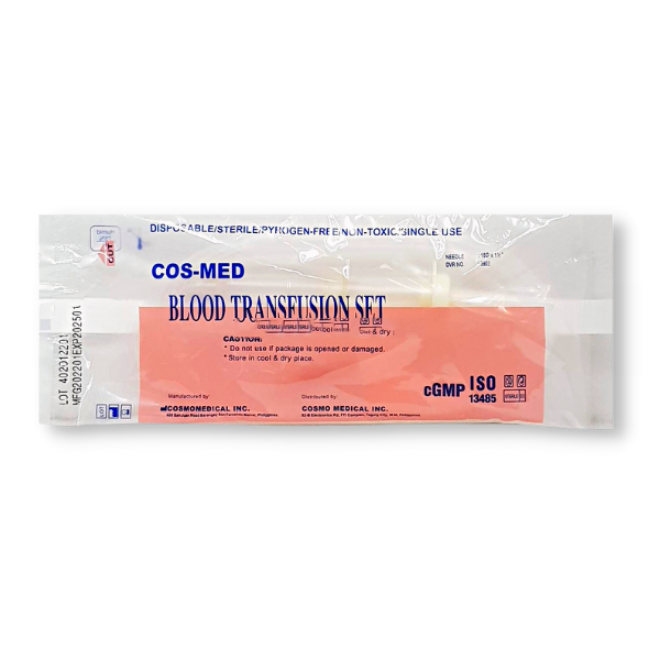 COSMED BLOOD TRANSFUSION SET / BT SET | Shopee Philippines