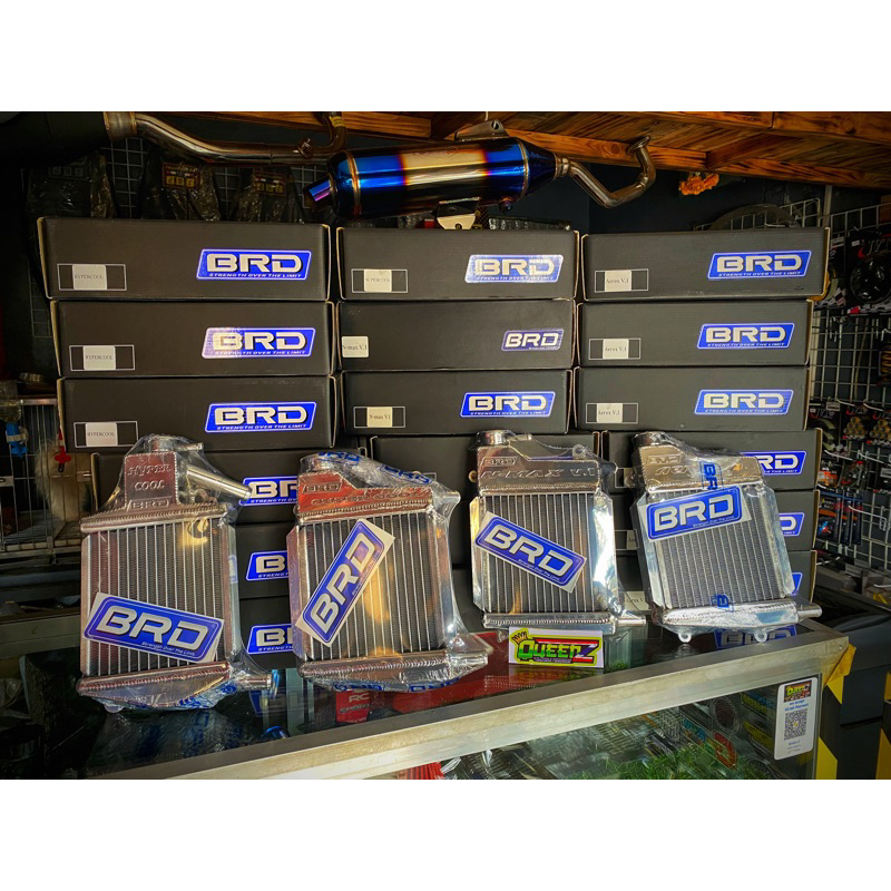 BRD 2Rows Radiator With Cap SuperCool/HyperCool/HyperX For Nmax, Aerox ...