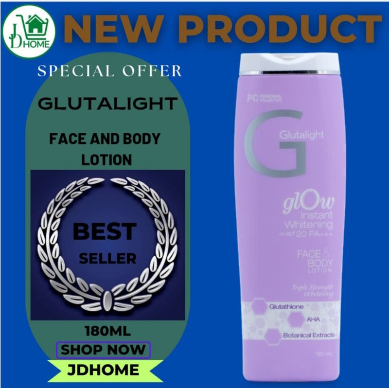 PERSONAL COLLECTION GLUTALIGHT GLOW FACE AND BODY WHITENING LOTION 100% ...