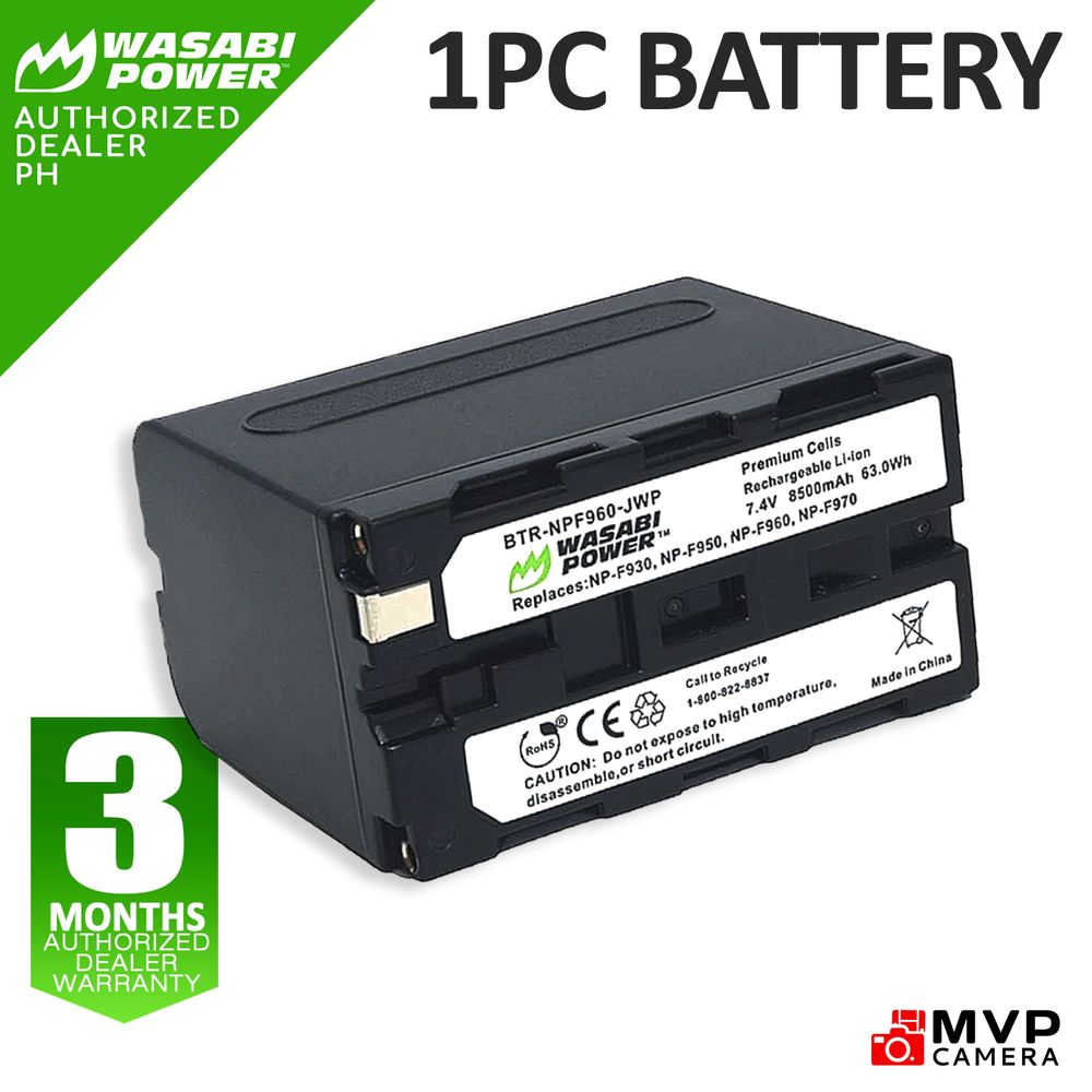 WASABI POWER NP-F960 NPF950 NP-F950 NPF960 NP-F970 NPF970 NP-F975 NPF975 970 960 L SERIES MVP ...