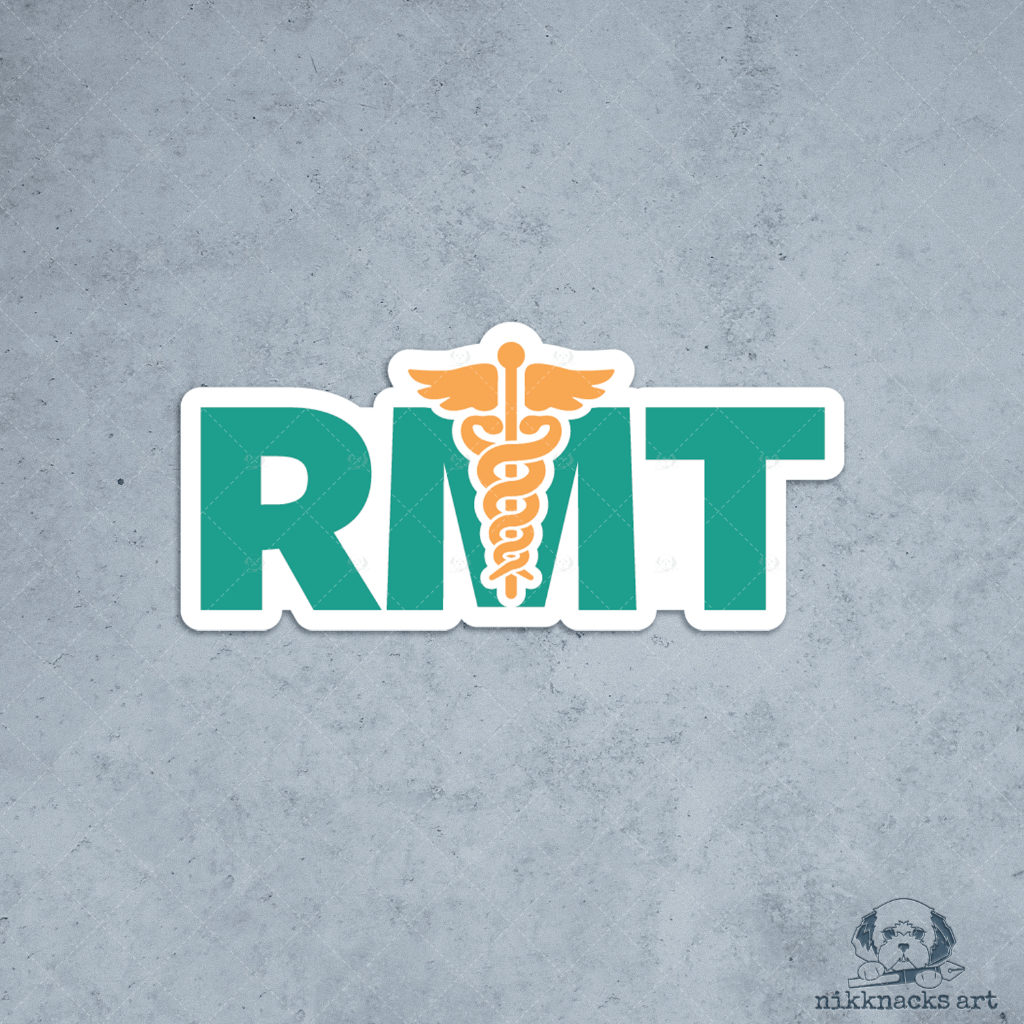 MEDTECH Stickers, MEDICAL PROFESSION, RMT Waterproof Stickers | Laptop ...