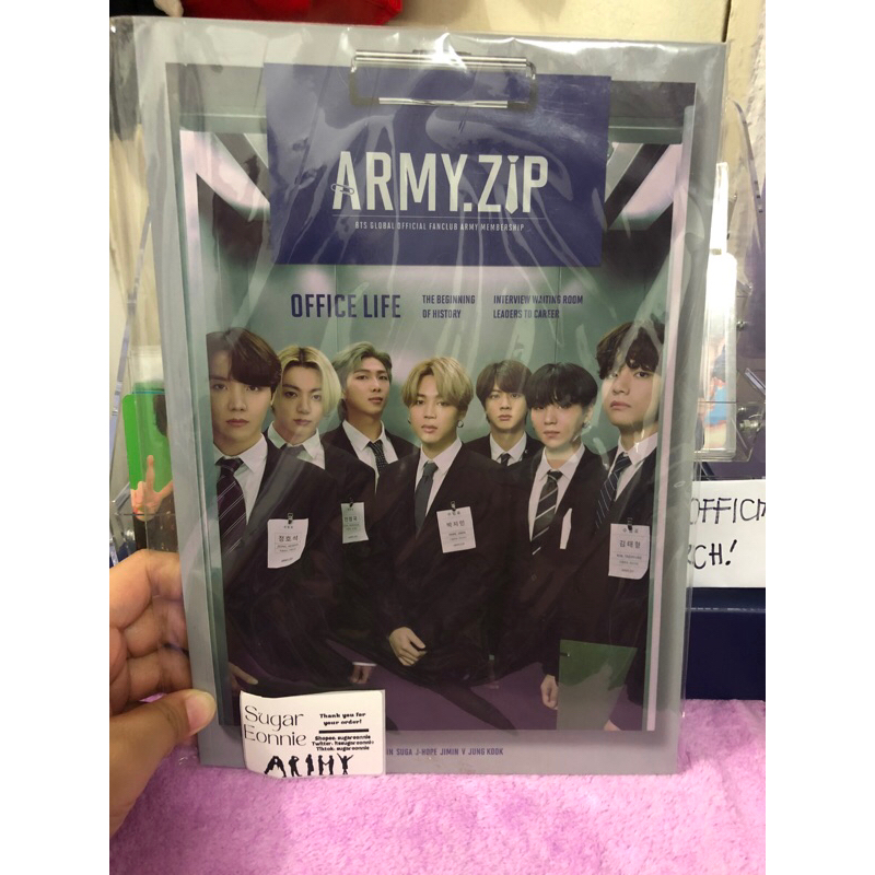OFFICIAL BTS 8TH A R M Y KIT MAGAZINE + FILE RACK + OUTBOX | Shopee ...