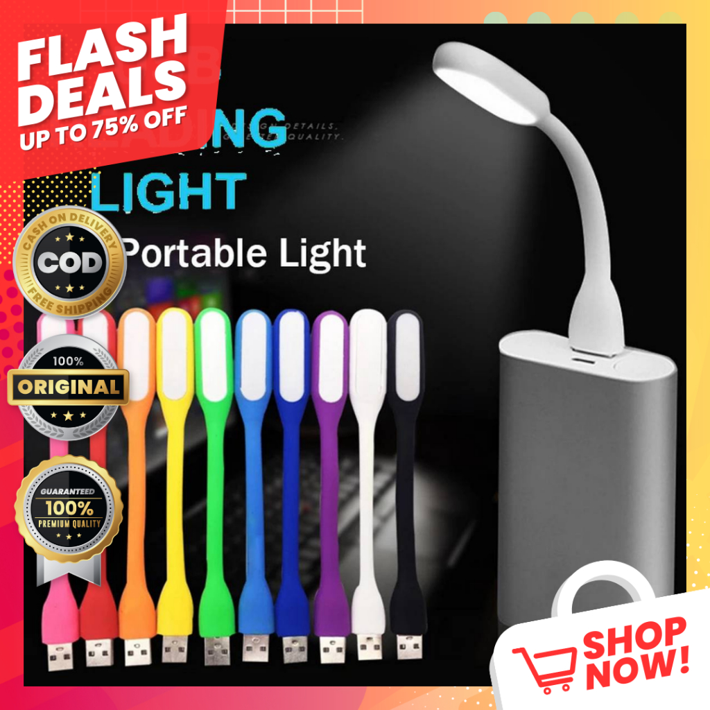 Mini Creative USB LED Book Light Summer Flexible Foldable USB LED Lamp Power 5V 1.2W for Mobile ...