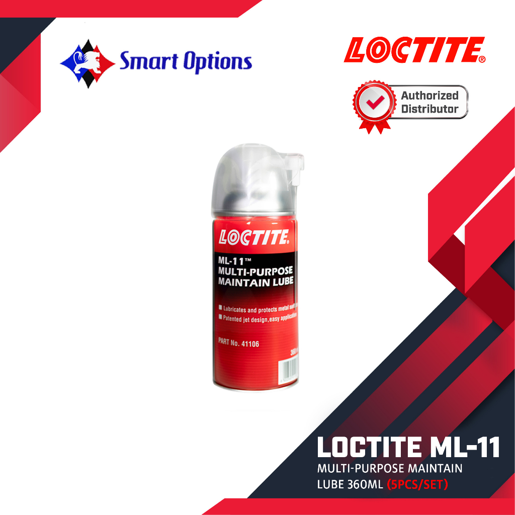 LOCTITE ML-11 MULTI-PURPOSE MAINTAIN LUBE 360ML 1SET/5PCS. | Shopee ...