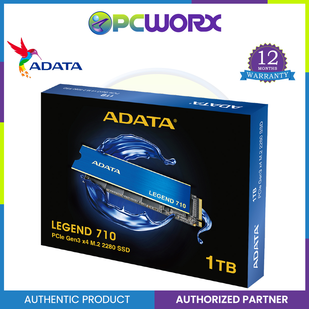 Adata Legend 710 256GB / 512GB / 1TB PCIe Gen3 x4 NVMe 1.3 M.2 2280 ...
