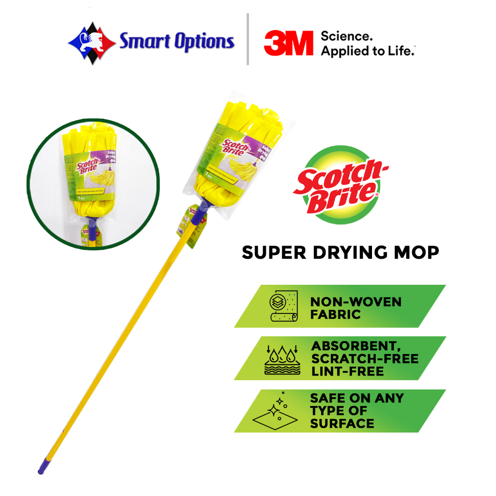 3M SCOTCH-BRITE™ SUPER DRYING MOP | Shopee Philippines