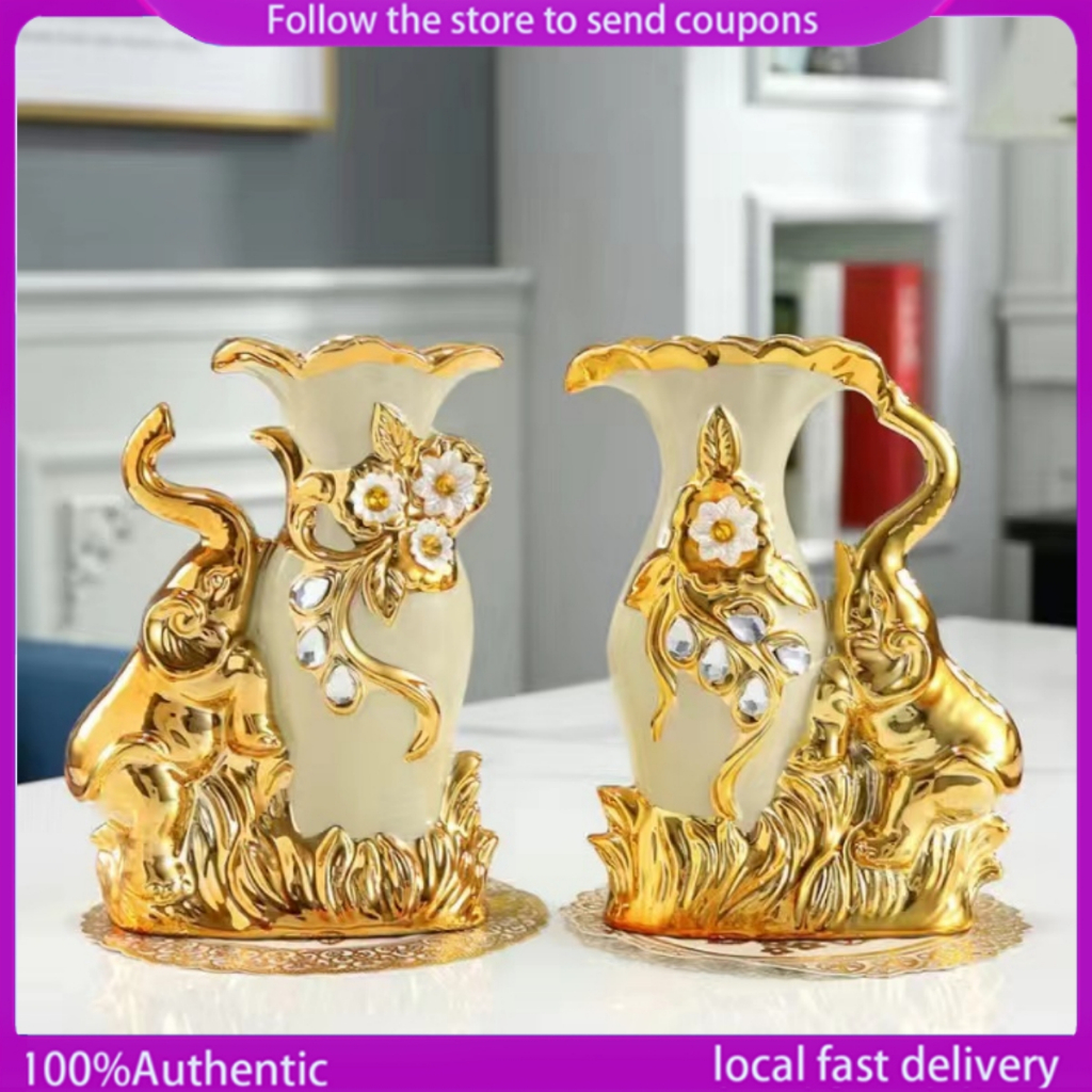 European style ceramic vases, living rooms decorations, indoor ...