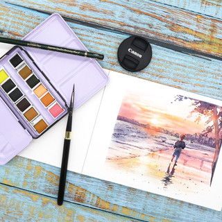 Seamiart A5/A6 Drawing Paper Pad for Watercolor Gouache Painting/Color ...