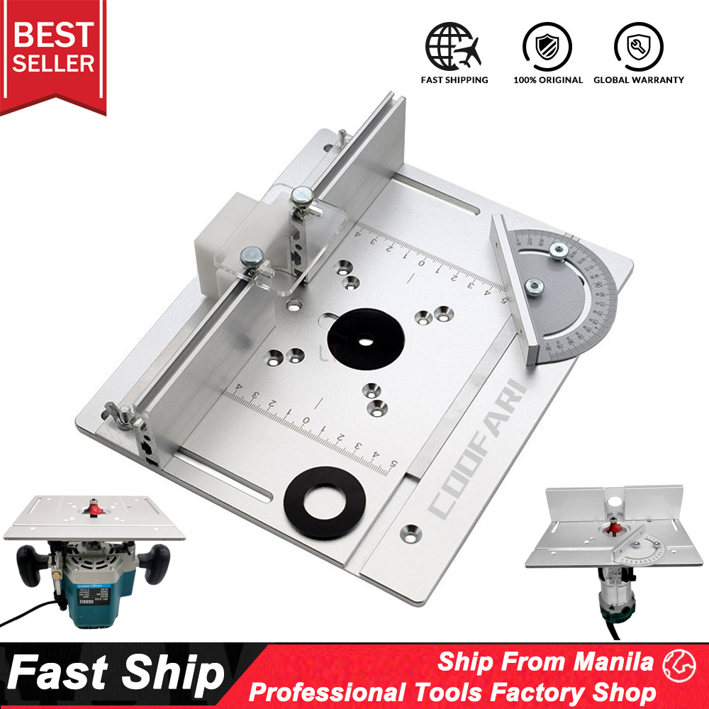 New Aluminium Router Table Insert Plate for Woodworking Benches Router ...