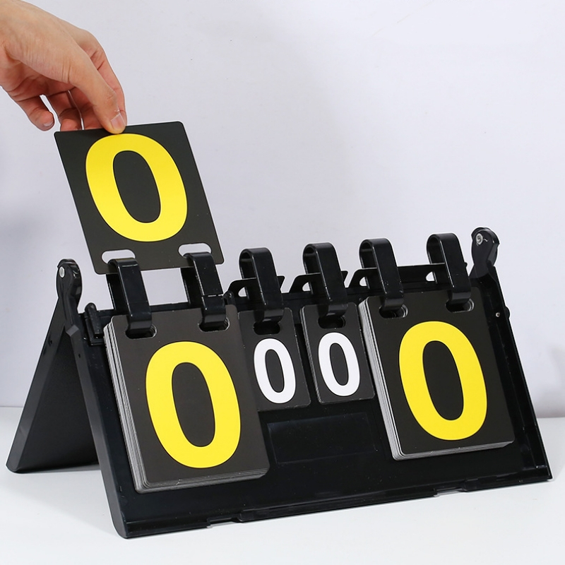 4 Digit Scoreboard for Badminton Football Volleyball Pingpong 3X3 ...