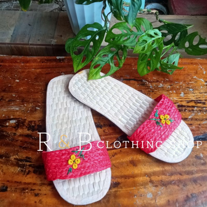 Abaca slippers/Native tsinelas/Bakya | Shopee Philippines