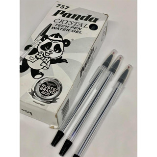 ( 25pcs/box ) 757 Panda Ballpen Panda Crystal Tech Pen Water Gel ...