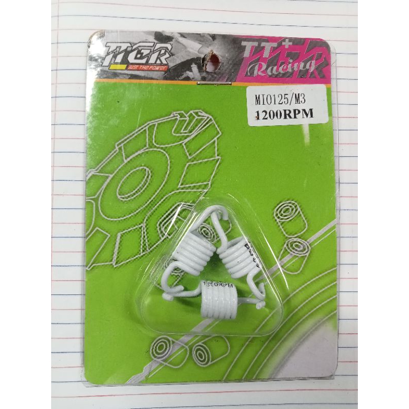 TTGR RACING CLUTCH SPRING MIO 125/M3 1200 RPM | Shopee Philippines