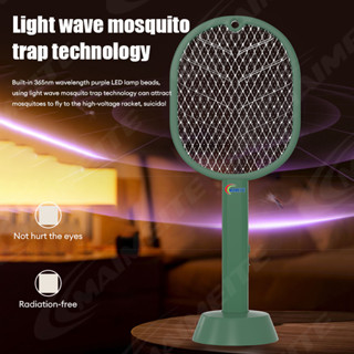 Maimeite Electric Mosquito Swatter pamatay lamok Rechargeable 2 In 1 ...