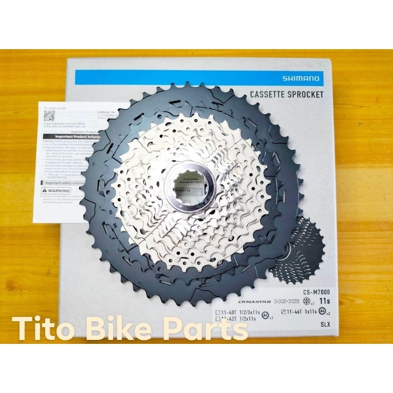 SHIMANO SLX M7000 GRAVEL MTB 11-42T / 11-46T 11 SPEED COGS CASSETTE ...