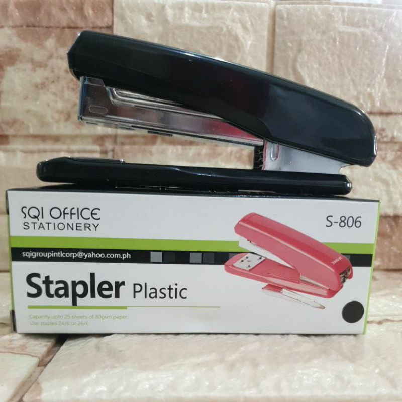 SQI Office Stationery Plastic Stapler With Staple Wire Remover, No 35 ...