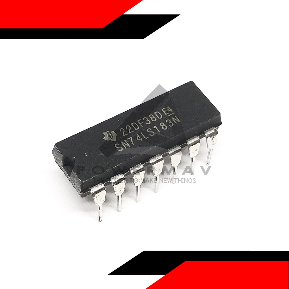 original 74ls183 dip dual carry full adders ttl ls 5v dc 8ma dip14 tht logic gate control for ...