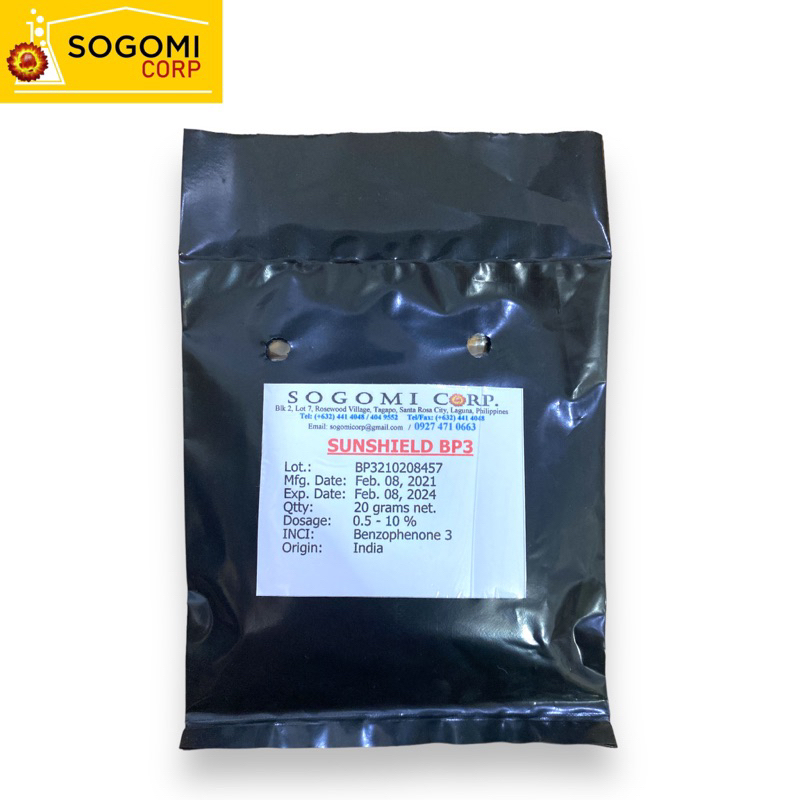 SUNSHIELD BP3 (20GRAMS-100GRAMS) #SOGOMI | Shopee Philippines