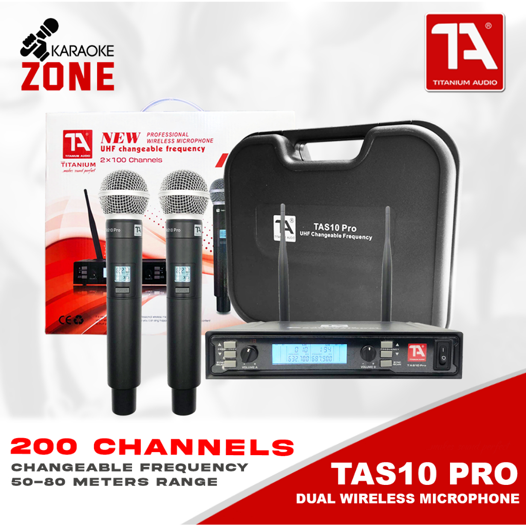 Titanium Audio TA S10 Pro / Uhf Wireless Microphone / Changeable ...