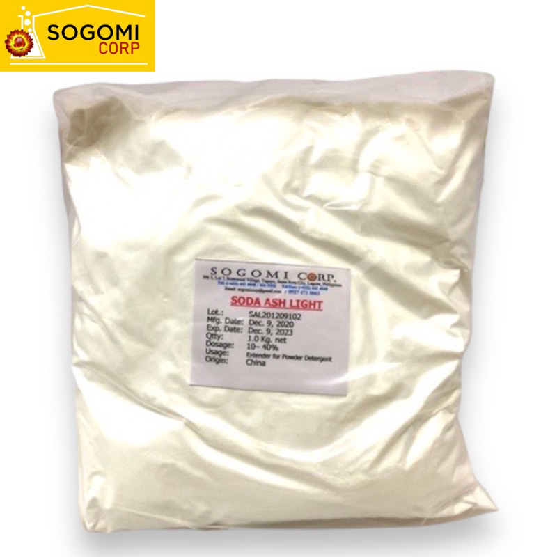 SODA ASH LIGHT (1KILO) #SOGOMI | Shopee Philippines