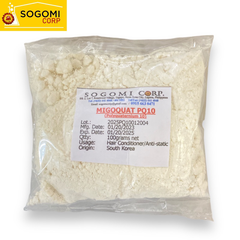 Migoquat PQ10 (POLYQUATERNIUM 10) 500G-1KILO | Shopee Philippines