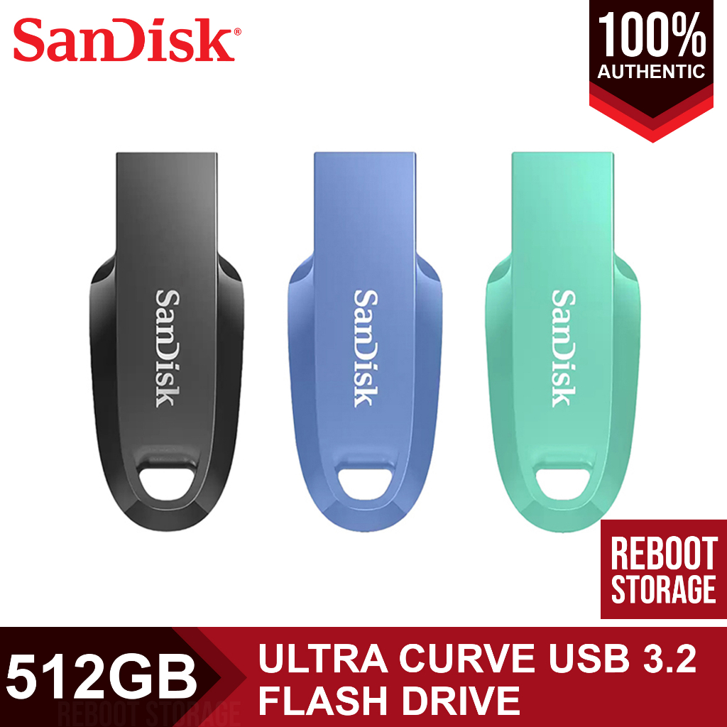 SanDisk 512GB USB 3.2 Ultra Curve Flash Drive | Shopee Philippines