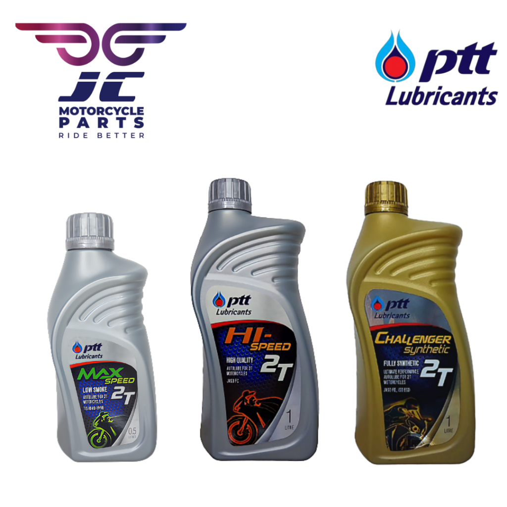 PTT LUBRICANTS 2T OILS FOR 2STROKE ENGINES CHALLENGER HISPEED MAXSPEED ...