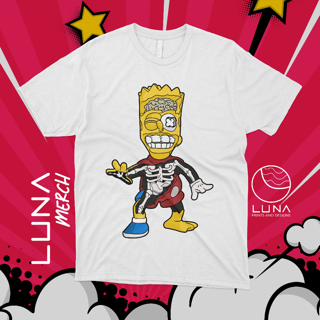 Pop Art- Bart Simpson - The Simpsons - Funko pop Chibi Shirt - The Luna ...