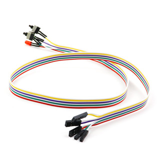 ATX PC Computer Motherboard Power Cable Switch LED light HDD Power On ...