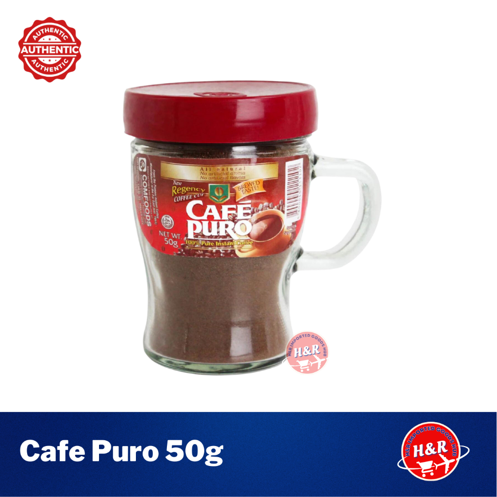 CAFE PURO Instant Coffee in Regency Cup 50g Near Expiry | Shopee ...