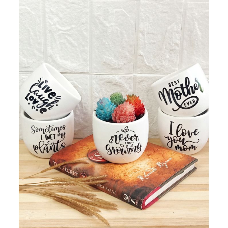 Minimalist concrete pots 3inch | Shopee Philippines