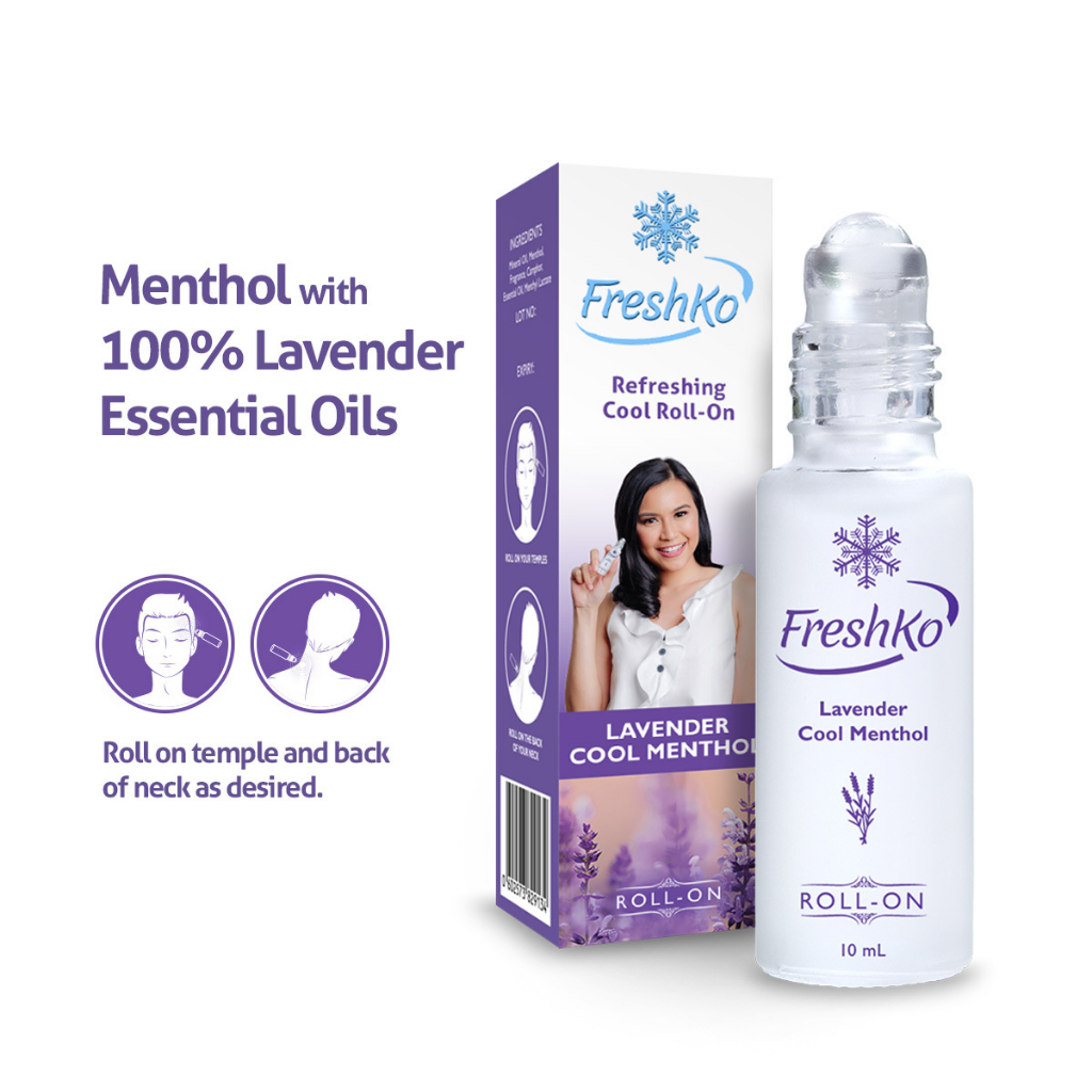 FreshKo Lavender Aromatherapy Cool Menthol (Roll-On) 10ml | Shopee ...