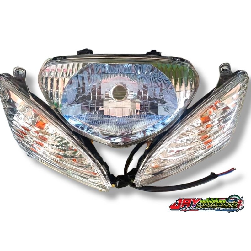 ☑️HMA HEADLIGHT & WINKER BLUE LENS ORIGINAL MIO 1 | Shopee Philippines