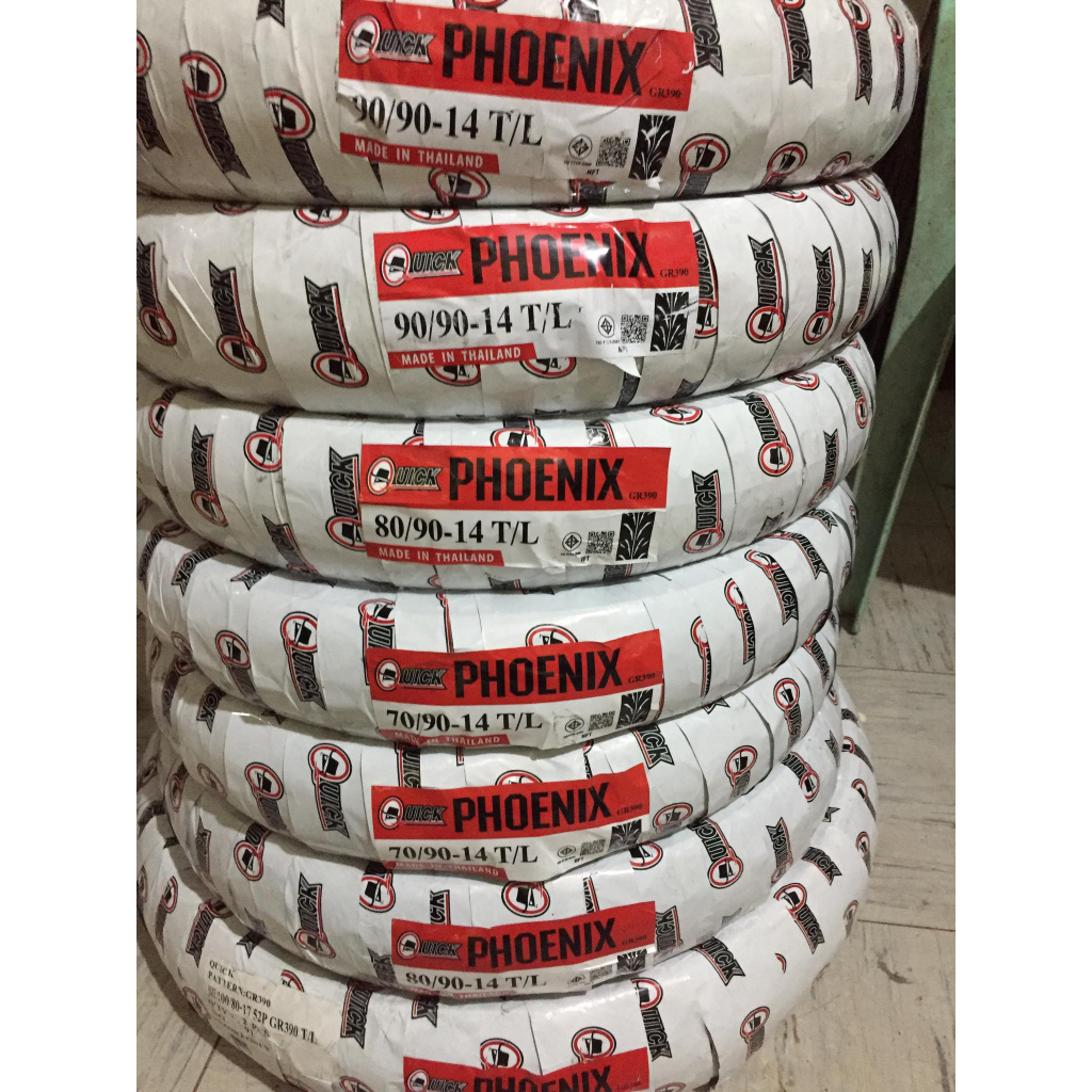Quick/ Pheonix GR390 Tubeless, Made in Thailand | Shopee Philippines