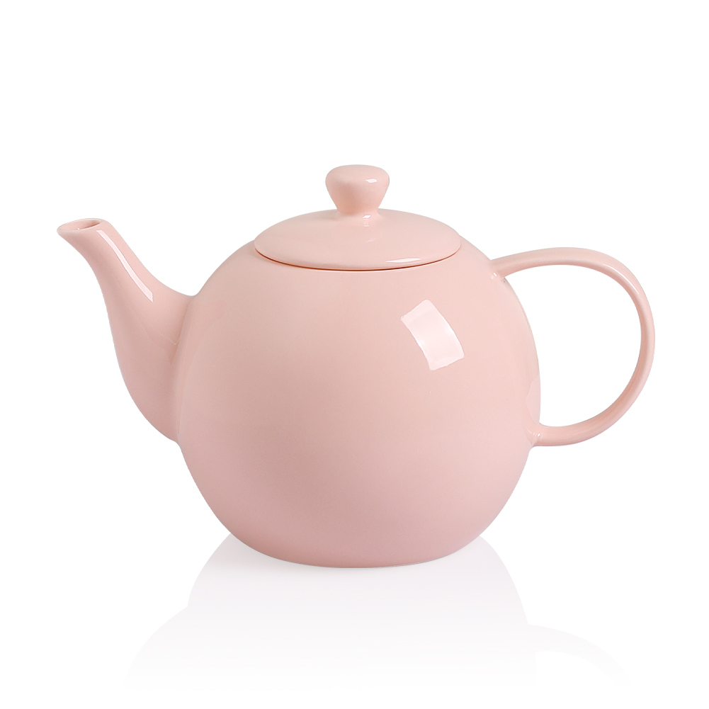 Porcelain Teapot with Infuser and Lid Teaware Ceramic Teapot Large ...