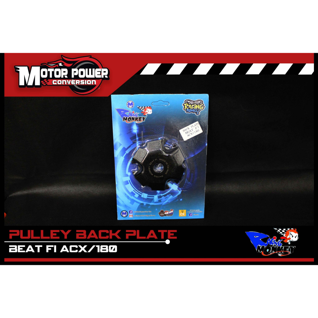 Racing monkey pulley back plate beat fi acx/180 | Shopee Philippines