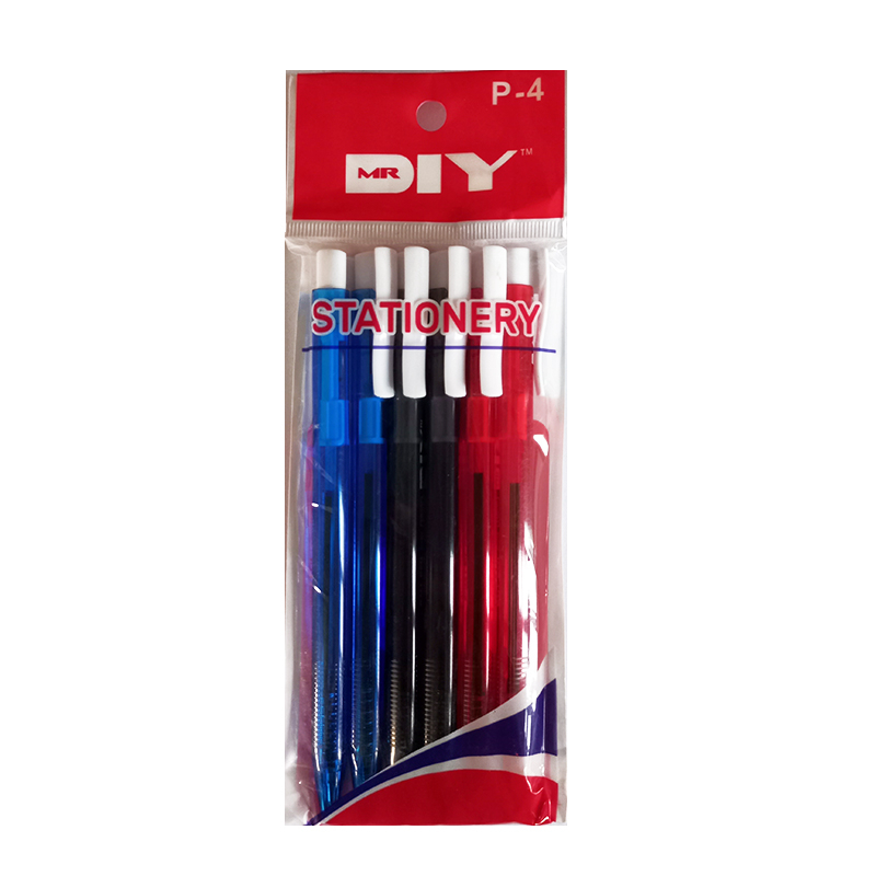 MR. DIY 6pcs. Assorted Color Ballpens 1.0mm | Shopee Philippines