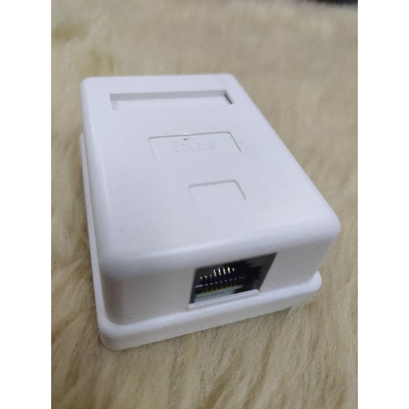 Cat6E Modular Box Surface Mount Single Port | Shopee Philippines