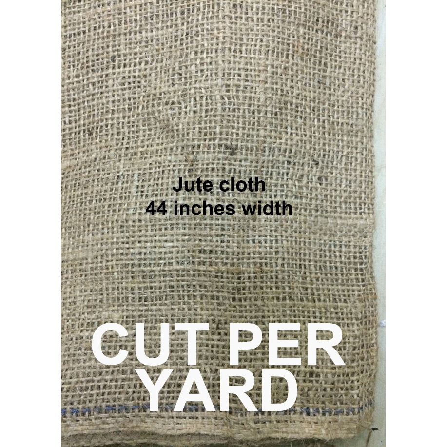 Brand new Jute Burlap Cloth 44 inches x 1 yard (Cut per yard) | Shopee ...
