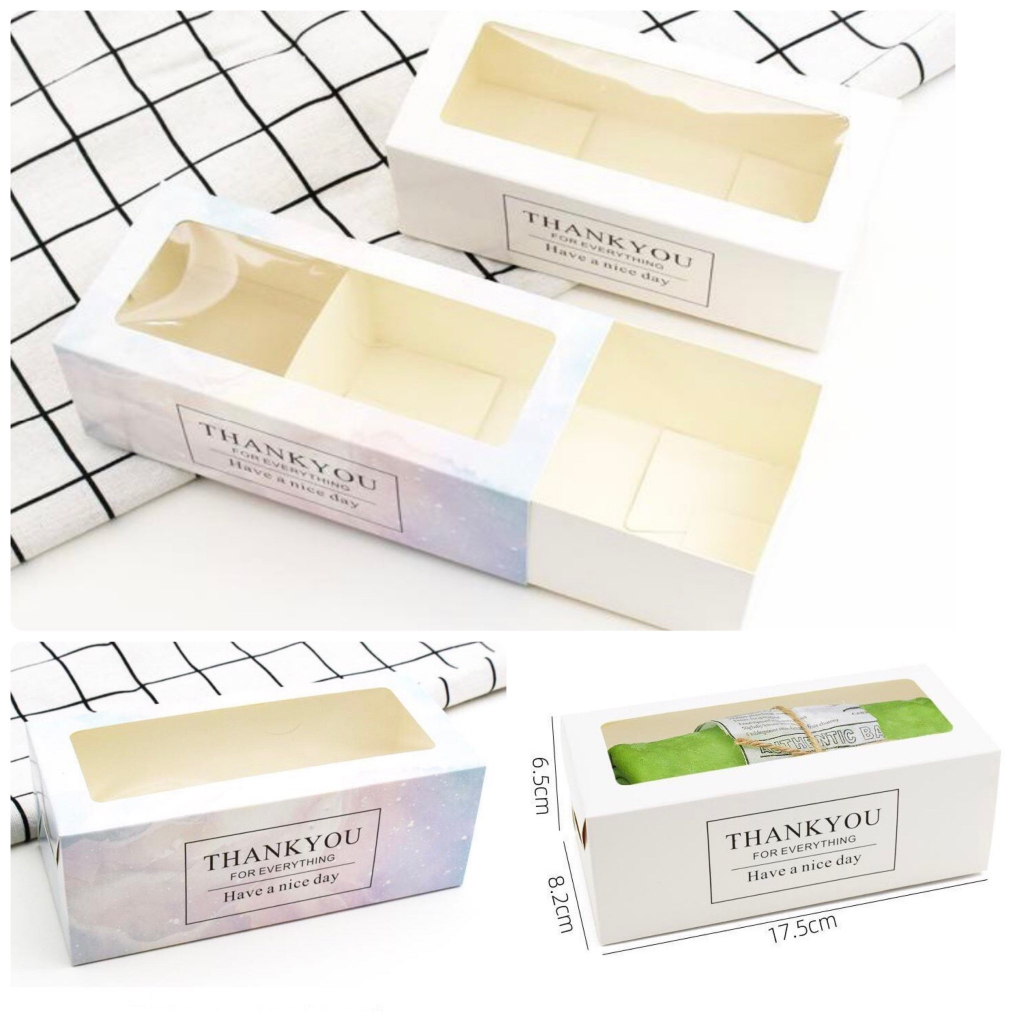 Pastry Loaf Box roll cake box loaf box donut box (10pcs) | Shopee ...