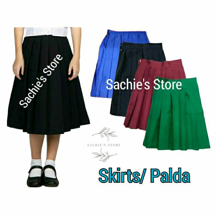 [School Uniform] Plain Skirts | Palda for Girls & Young Adult [KATRINA FABRIC] | Shopee Philippines