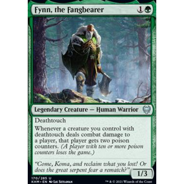 Fynn, the Fangbearer Uncommon Kaldheim Magic the Gathering MTG Trading ...