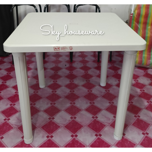 J&T HEAVY DUTY INDOOR/OUTDOOR MONOBLOC TABLE/LAMESA #1130 (30' X 30 ...