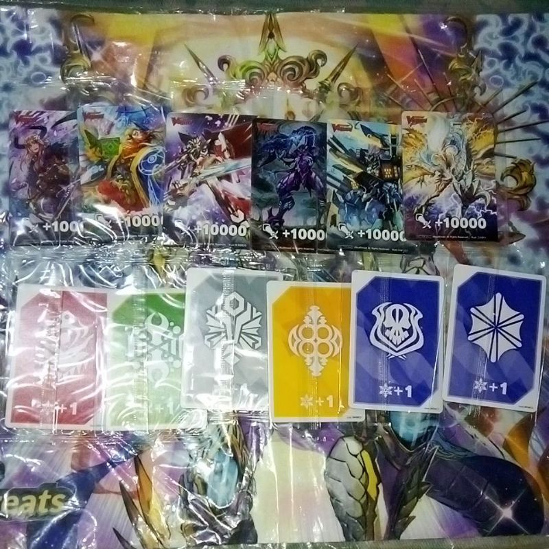 (SET OF 12) SEALED CARDFIGHT Vanguard Power Counter and CRIT Counter ...